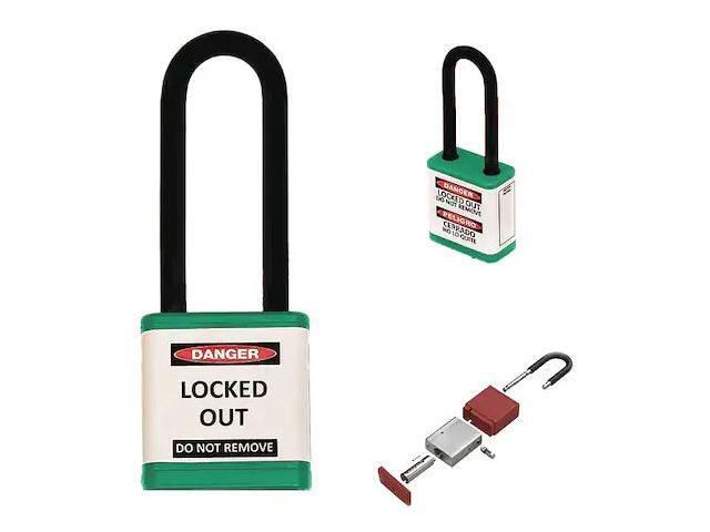 Click here for ZING 710KA-GREEN Lockout Padlock  Keyed Alike  Alu... prices