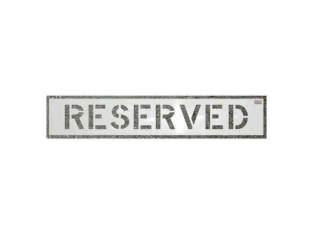 Click here for C. H. HANSON 70041 Stencil Reserved 12 x 9 In. prices