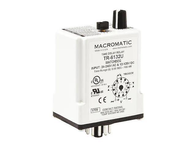 Click here for MACROMATIC TR-6132U Time Delay Relay 100 hr Max Ti... prices