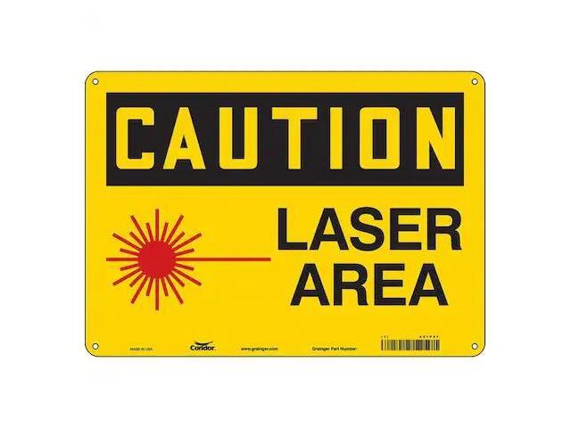 Click here for CONDOR 451P87 Laser Warning Sign  10 in H  14 in W... prices