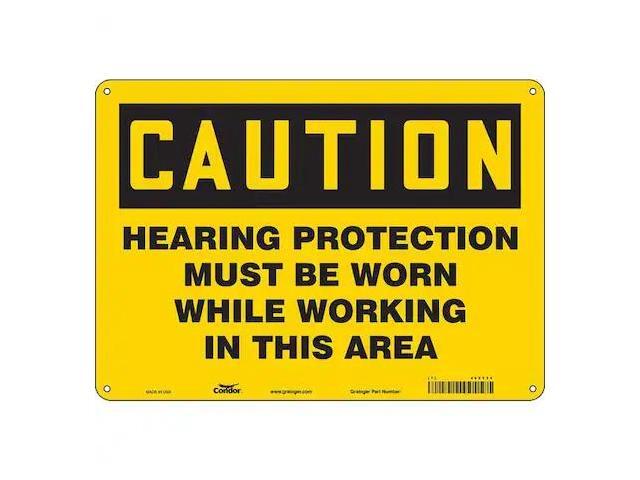 Click here for CONDOR 465Y34 Safety Sign  10 in Height  14 in Wid... prices