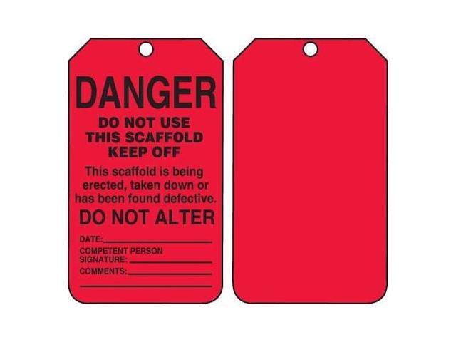 Click here for ACCUFORM TSS101CTP Danger Tag 5-3/4 x 3-1/4 PK25 prices