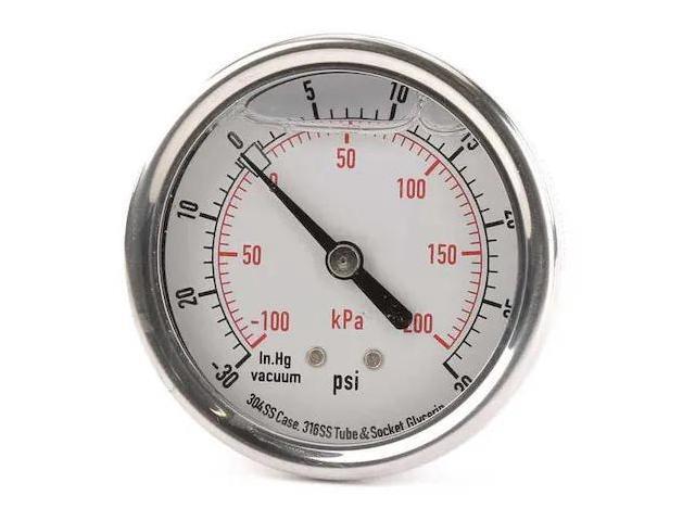 Click here for ZORO SELECT 4CFR3 Commercial Compound Gauge  30 to... prices
