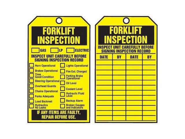 Click here for ACCUFORM TAR704 Tag  Forklift  Cardstock  6 1/4 in... prices