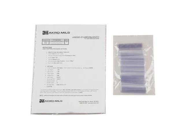 Click here for AKRO-MILS 29300 Card Stock Holder 13/16 x 3 In. PK... prices