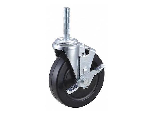 Click here for ZORO SELECT 32J928 Swivel Stem Caster w/Brake 5 in... prices
