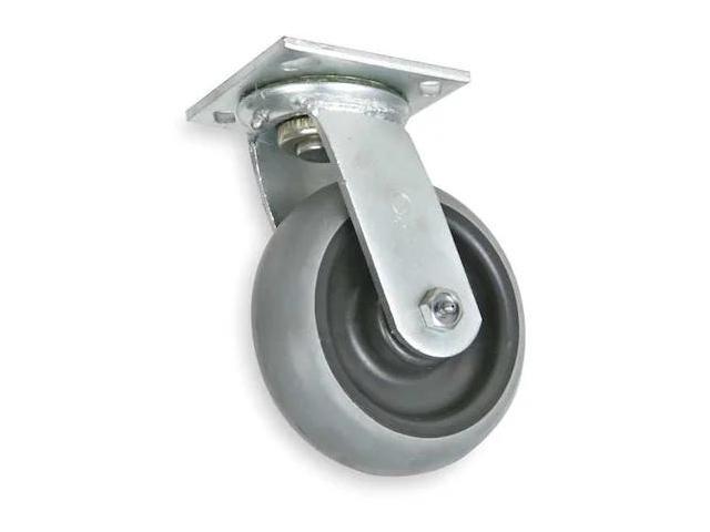 Click here for ZORO SELECT 1NWH3 Swivl Plat Caster Rubber 8 in. 6... prices