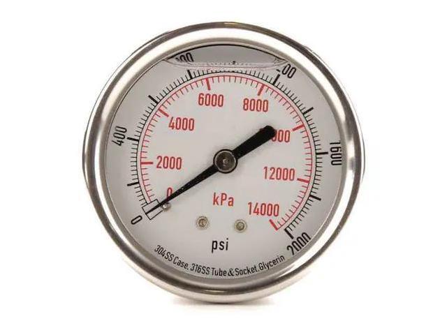 Click here for ZORO SELECT 4CFU4 Commercial Pressure Gauge  0 to... prices