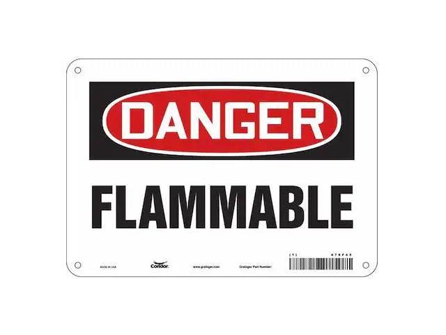 Click here for CONDOR 478F45 Danger Sign 10 Wx7 H 0.032 Thickness... prices
