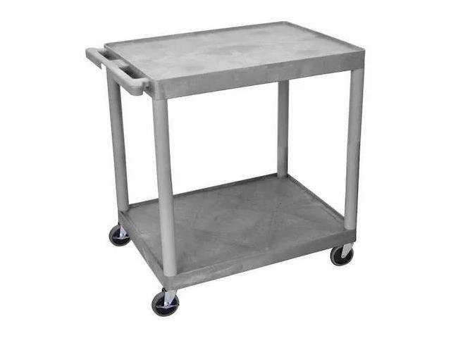 Click here for ZORO SELECT HE38-G Utility Cart with Lipped Plasti... prices