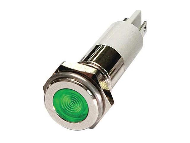 Click here for ZORO SELECT 24M101 Flat Indicator Light Green 24VD... prices