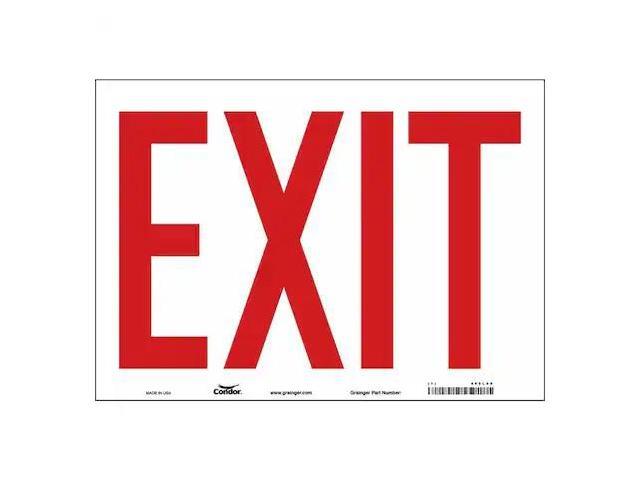 Click here for CONDOR 480L89 Exit Sign  English  14 W  10 H  Viny... prices
