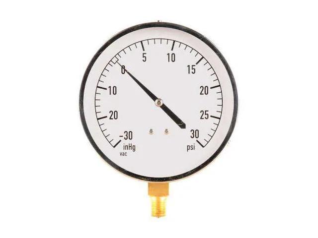 Click here for ZORO SELECT 18C741 Industrial Compound Gauge  30 t... prices