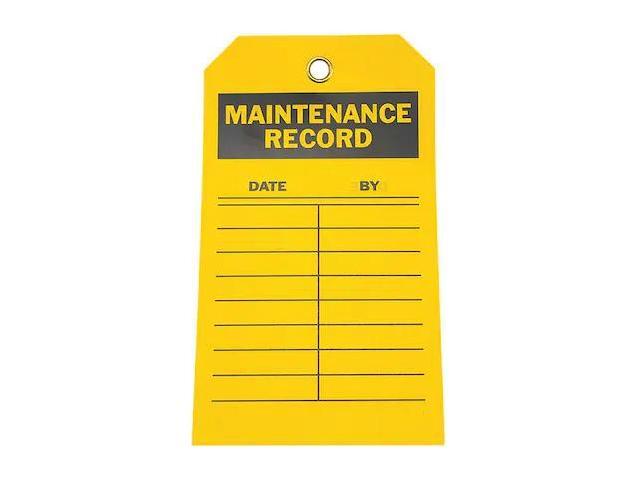 Click here for BRADY 4ZH13 Mal Nt Rcd Tag 7 x 4 In Bk/Yel Met PK1... prices