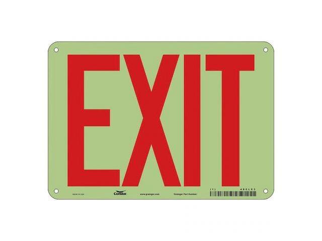 Click here for CONDOR 480L83 Exit Sign  English  10 W  7 H  Plast... prices
