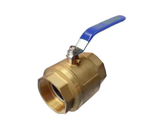 Click here for ZORO SELECT 1PYT2 4 FNPT Brass Ball Valve Inline prices