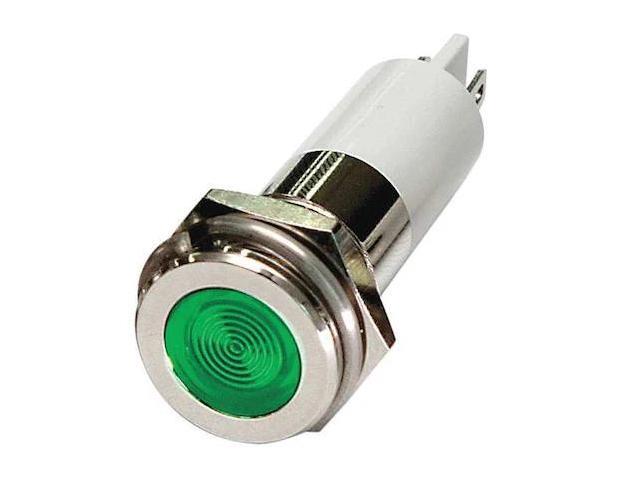 Click here for ZORO SELECT 24M129 Flat Indicator Light Green 12VD... prices