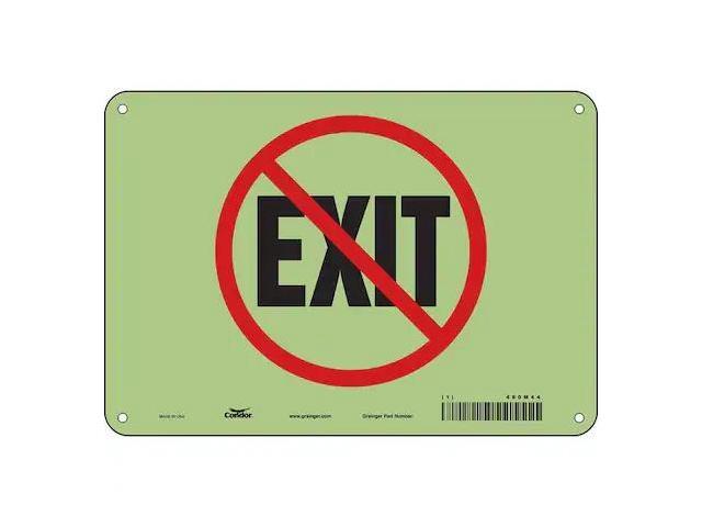 Click here for CONDOR 480M44 No Exit Sign  English  10 W  7 H  Pl... prices