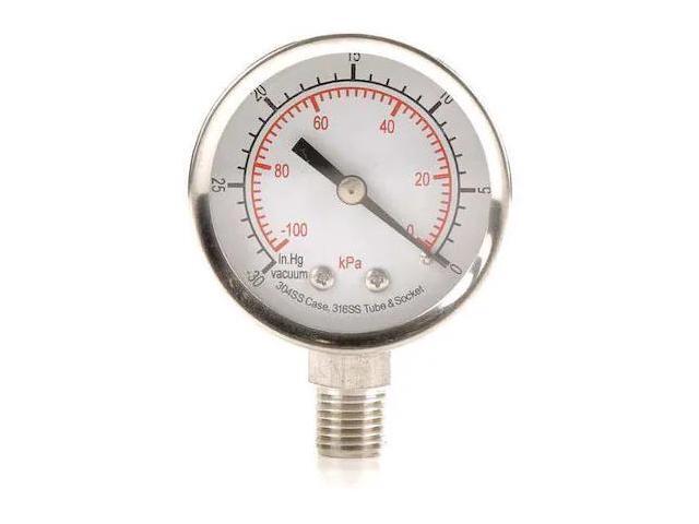 Click here for ZORO SELECT 4FMK3 Vacuum Gauge Test 2 In prices