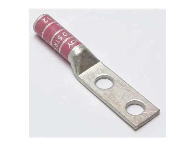 Click here for Long Barrel Telecom CU Lug  2 Hole  1/0AWG prices