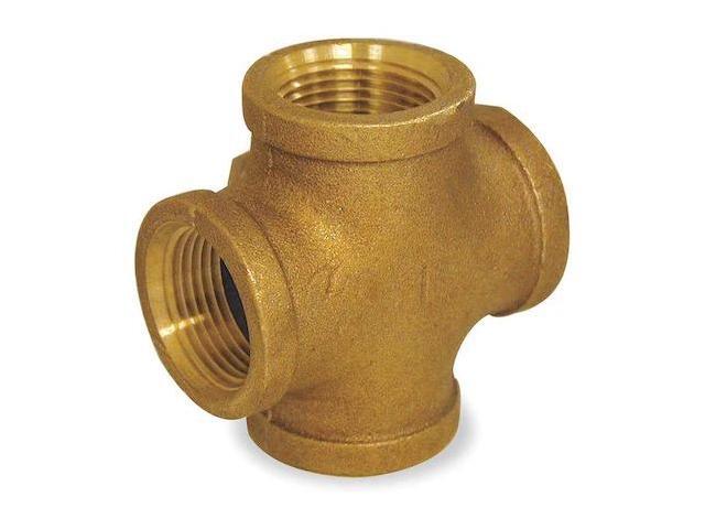 Click here for ZORO SELECT 1VFC2 3/4 FNPT Red Brass Cross prices