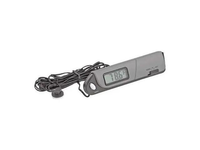Click here for BELL 28001-8 In/Out Thermometer/Clock Slimline Sil... prices