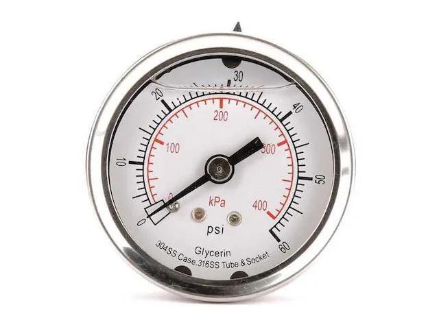 Click here for ZORO SELECT 4CFN9 Commercial Pressure Gauge  0 to... prices