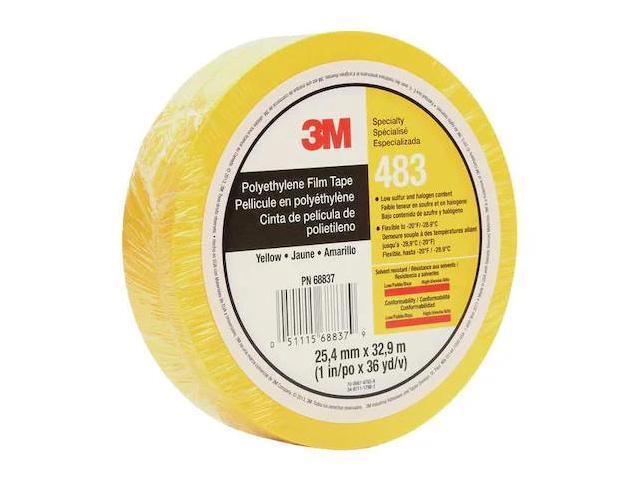 Click here for 3M 483 Film Tape Polyethylene Yellow 1In x 36Yd prices