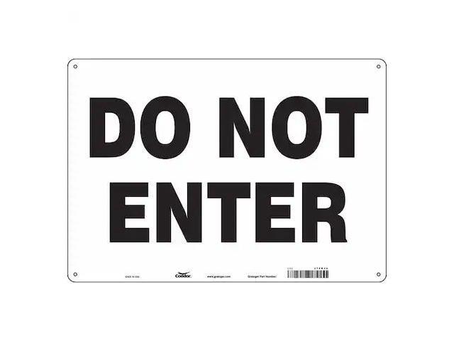 Click here for CONDOR 472H34 Safety Sign  10 in Height  14 in Wid... prices