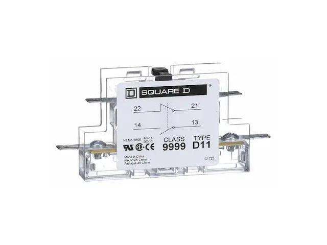 Click here for SQUARE D 9999D11 Auxiliary Contact 1NO 1NC prices