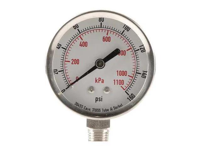 Click here for ZORO SELECT 4FMN4 Commercial Pressure Gauge  0 to... prices
