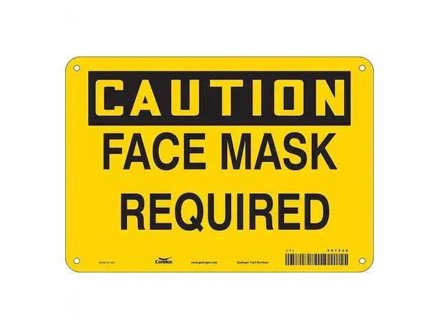 Click here for CONDOR 467X69 Face Mask Required Sign  10 W x 7 H... prices