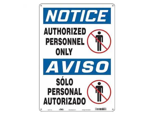 Click here for CONDOR 472U57 Safety Sign  20 in H  14 in W  Alumi... prices