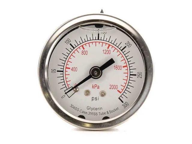 Click here for ZORO SELECT 4CFP4 Commercial Pressure Gauge  0 to... prices