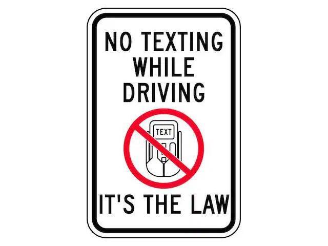 Click here for LYLE TR-040-12HA No Texting Traffic Sign  18 in He... prices
