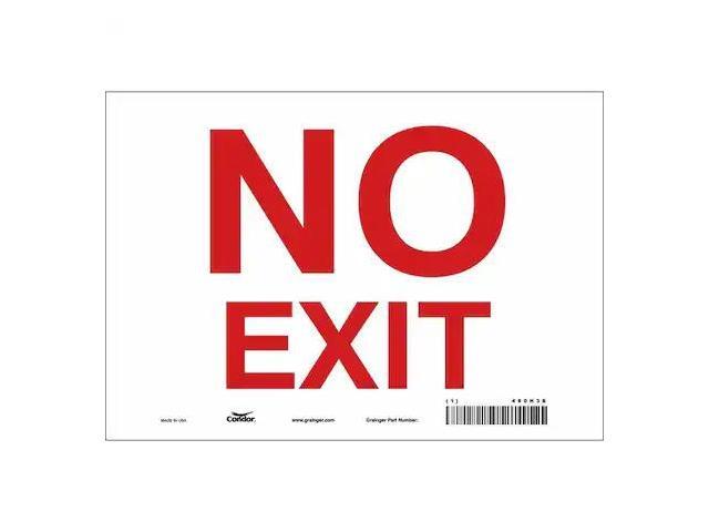 Click here for CONDOR 480H38 No Exit Sign  English  10 W  7 H  Vi... prices