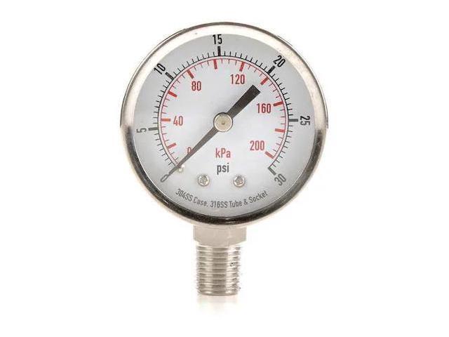 Click here for ZORO SELECT 4FMK5 Commercial Pressure Gauge  0 to... prices