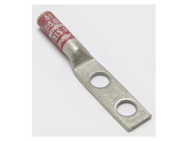 Click here for Long Barrel Telecom CU Lug  2 Hole  8 AWG prices