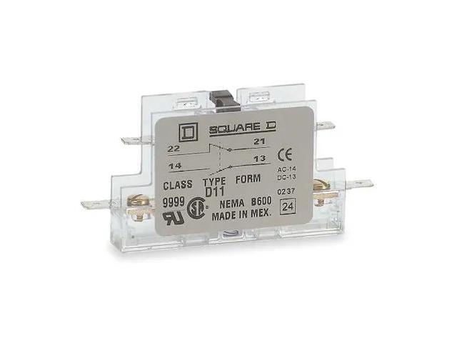 Click here for SQUARE D 9999D20 Auxiliary Contact 2 NO prices