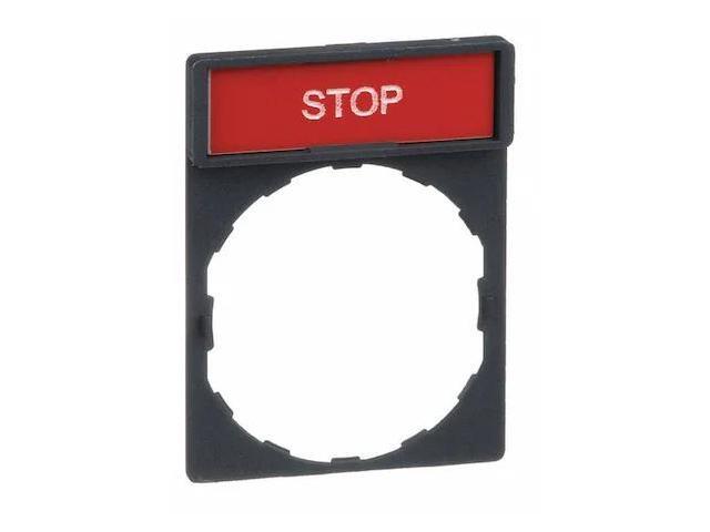 Click here for SCHNEIDER ELECTRIC ZBY2304 Legend Plate Stop White... prices