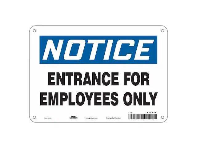 Click here for CONDOR 472F78 Safety Sign  7 in Height  10 in Widt... prices
