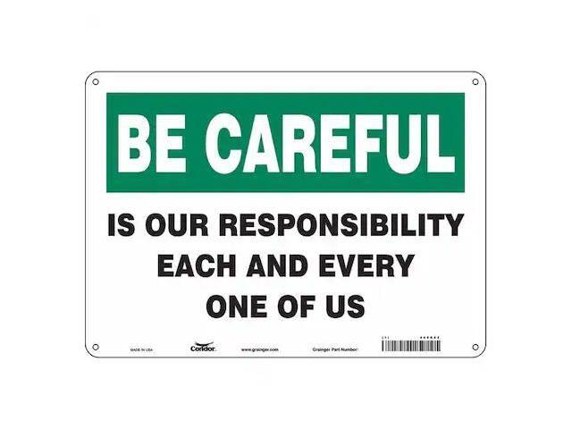 Click here for CONDOR 466R82 Safety Sign  10 in Height  14 in Wid... prices