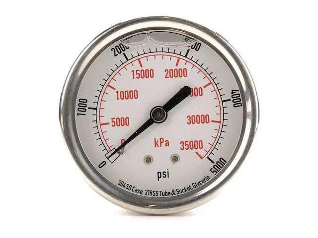 Click here for ZORO SELECT 4CFU6 Commercial Pressure Gauge  0 to... prices
