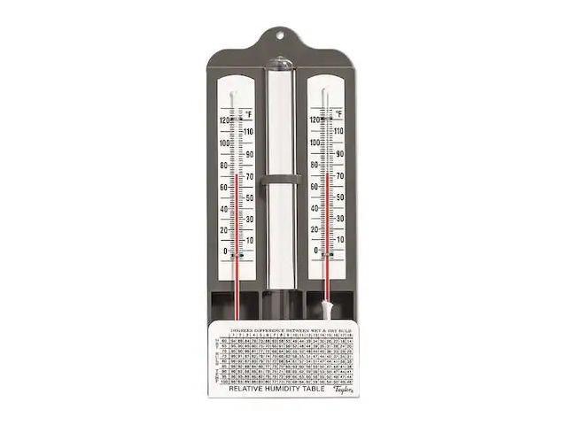 Click here for TAYLOR 5525J1 Mason Hygrometer Range 0/120 F prices