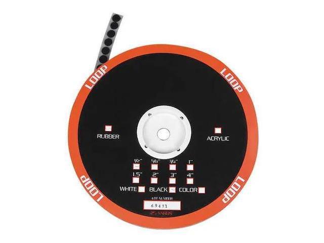 Click here for ZORO SELECT 16U767 Reclosable Fastener  Disc  Rubb... prices