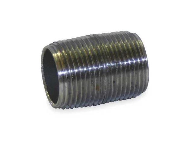 Click here for ZORO SELECT 1LMC1 1/2 MNPT x MNPT Black Steel Blac... prices