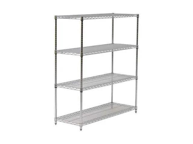 Click here for ZORO SELECT 45VX71 Wire Shelving Unit  18D x 48W x... prices