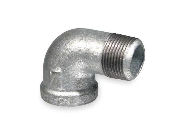 Click here for ZORO SELECT 5P819 1/8 FNPT x MNPT Galvanized 90 De... prices