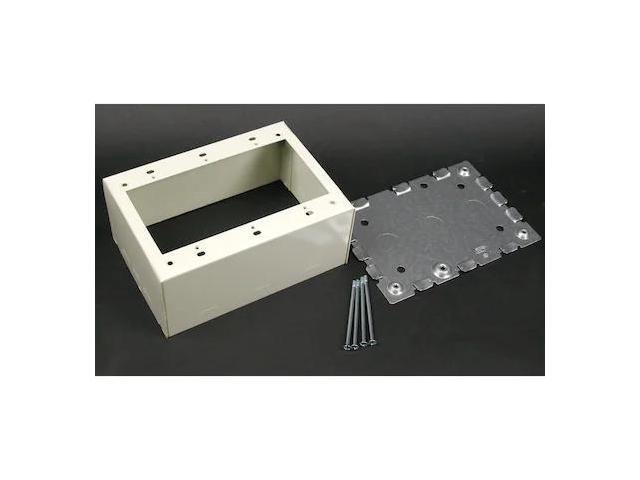 Click here for WIREMOLD V5744S-3 GFCI Three Gang Box Fitting Ivor... prices