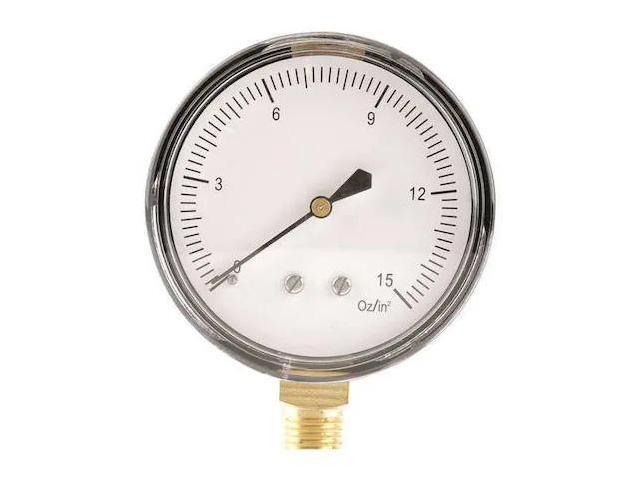 Click here for ZORO SELECT 18C777 Low Pressure Gauge  0 to 15 psi... prices